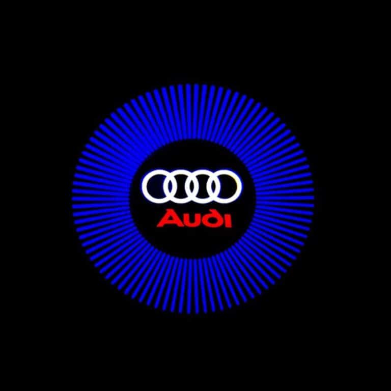 2Pcs/Set Audi Logo Lights | Puddle Lights
