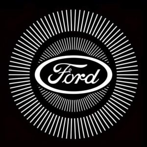 Ford Logo LED Car Door Lights | Puddle Lights