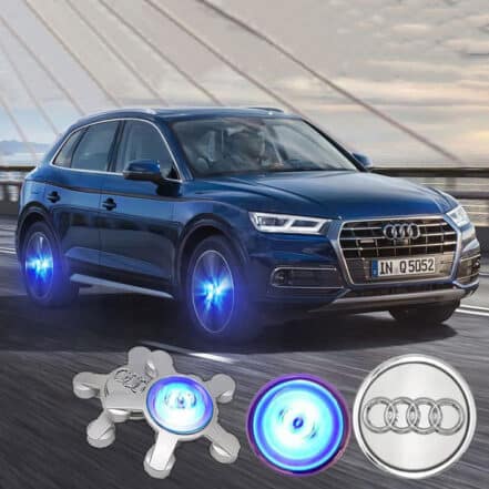 LED Audi Floating Center Cap | Puddle Lights