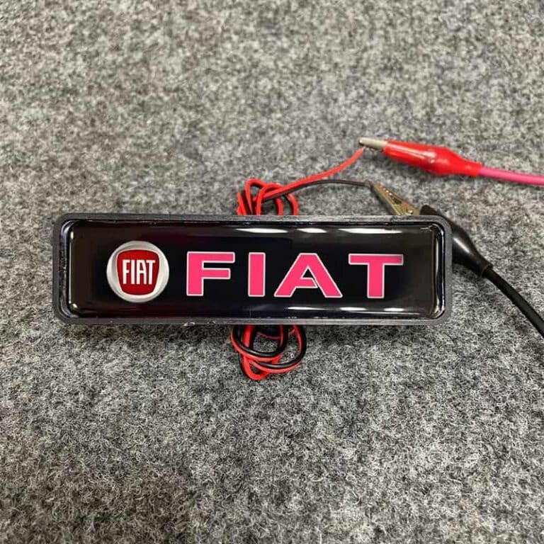 LED Fiat Emblem Front Grille |Puddle Lights